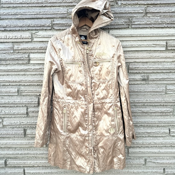 Dereon | Jackets & Coats | Dereon Gold Lightweight Jacket Raincoat Sz M ...